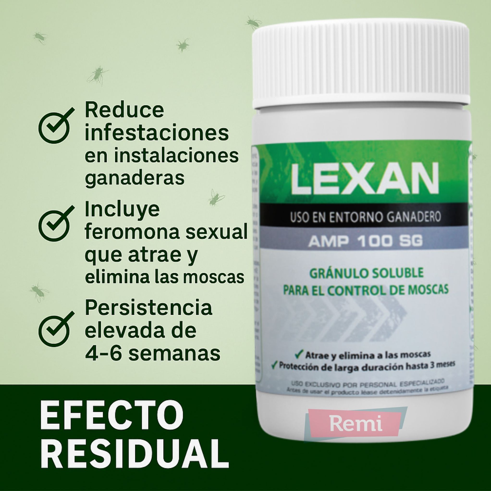 Compra cebo mosquicida granulado y efecto residual - Lexan AMP 100 SG ...